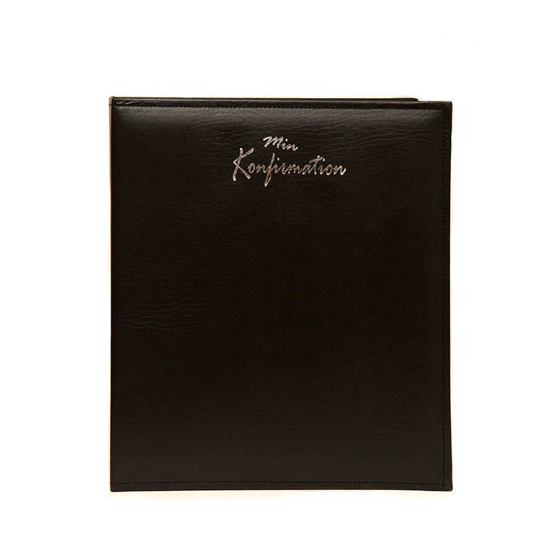 Konfirmations-ringbind med sider, 2 farver