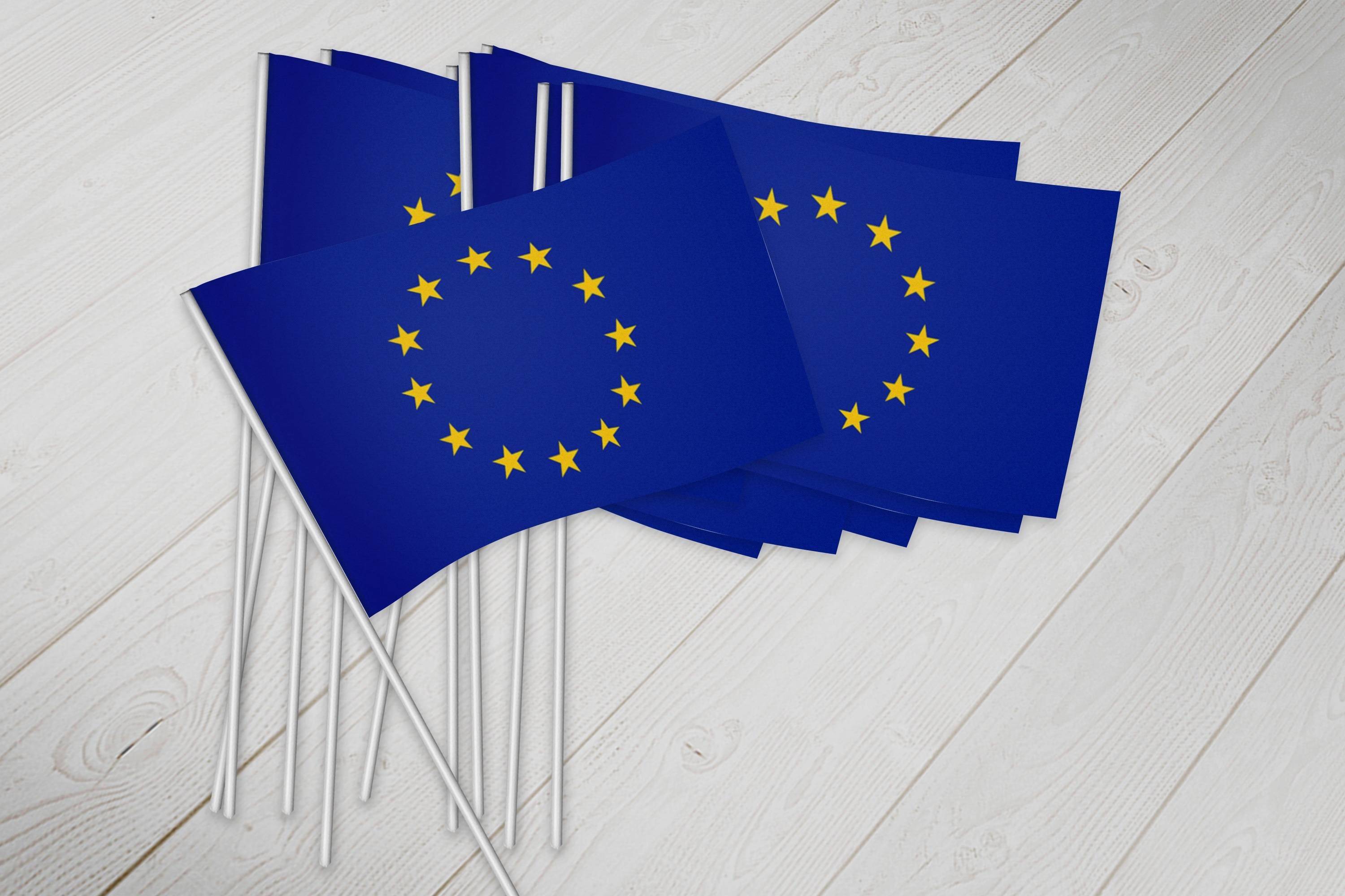 Hurra flag, EU, 1 stk.